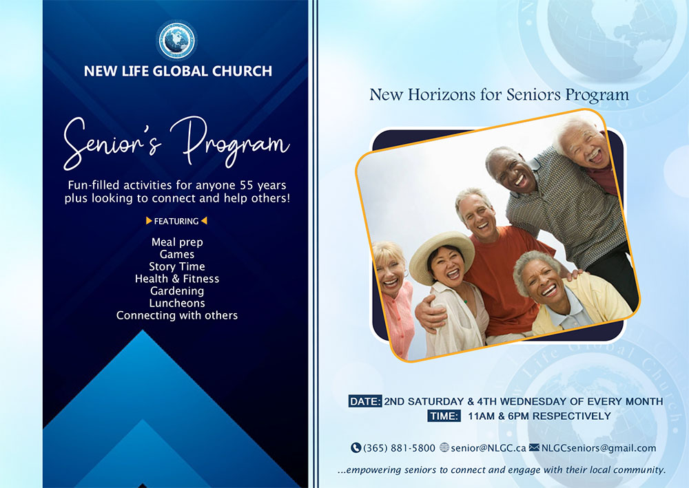 New Life Global Church - Seniors Program